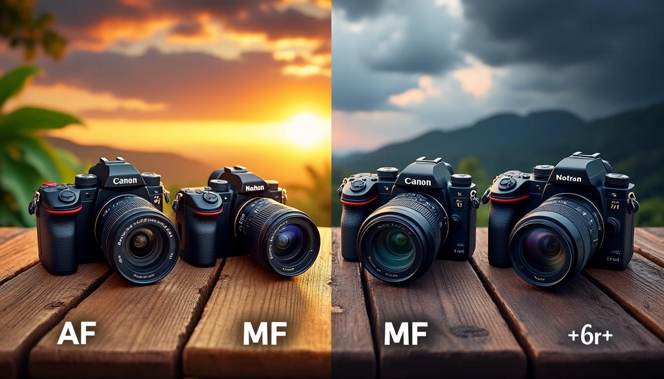 Les différences AF / MF en photographie : Quel mode choisir pour chaque ...